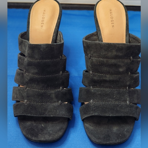 Halogen | Shoes | Halogen Suede Wedge Sandal 8m | Poshmark